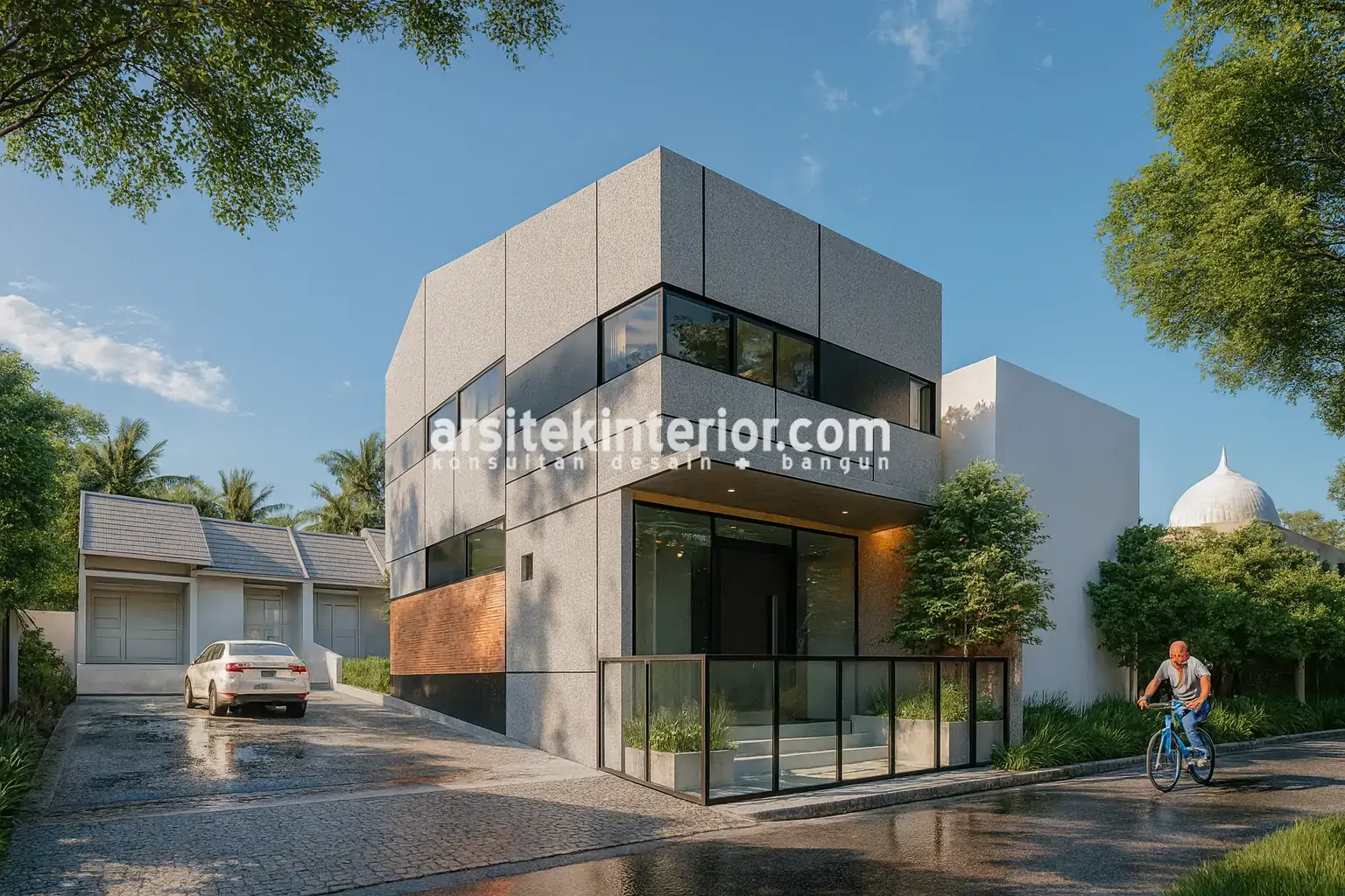Desain Rumah Cluster Griya Mega Kampung Tengah Jakarta Timur